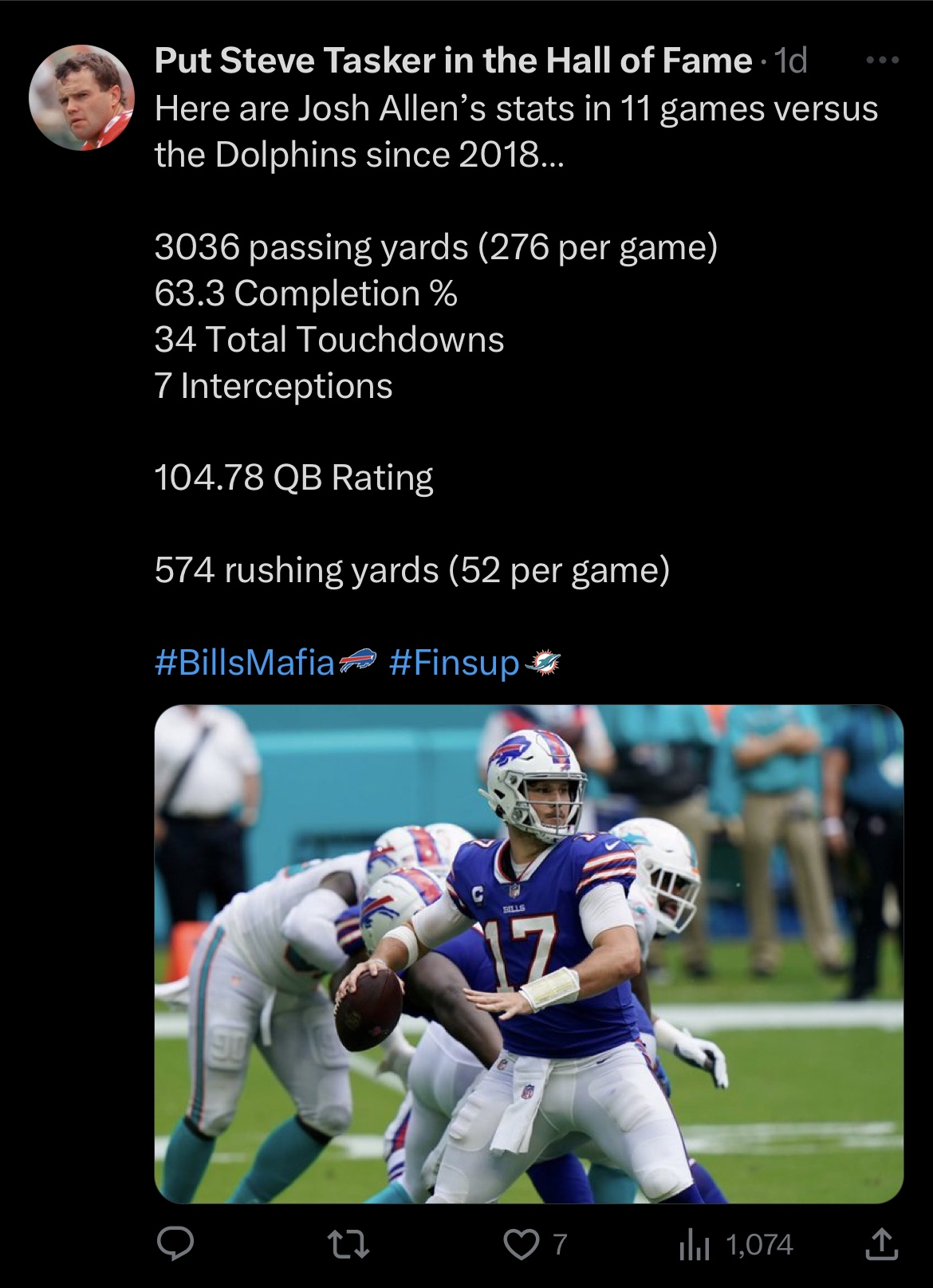 Josh Allen a Dolphin Killer – Built In Buffalo